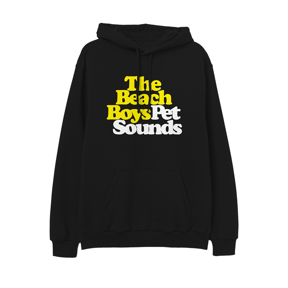 Pet Sound Logo Black Hoodie - The Beach Boys Official Store