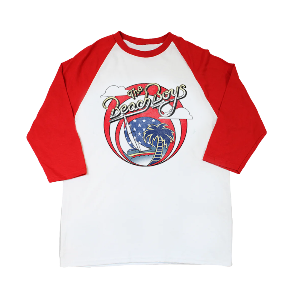 Surfin' USA Flag Raglan - The Beach Boys Official Store